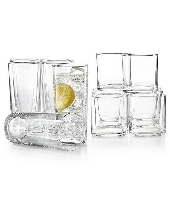 Luminarc Rika 16-Pc. Glassware Set & Reviews - Glassware & Drinkware ...