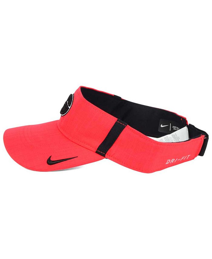 Nike Georgia Bulldogs Sideline Aero Visor - Macy's