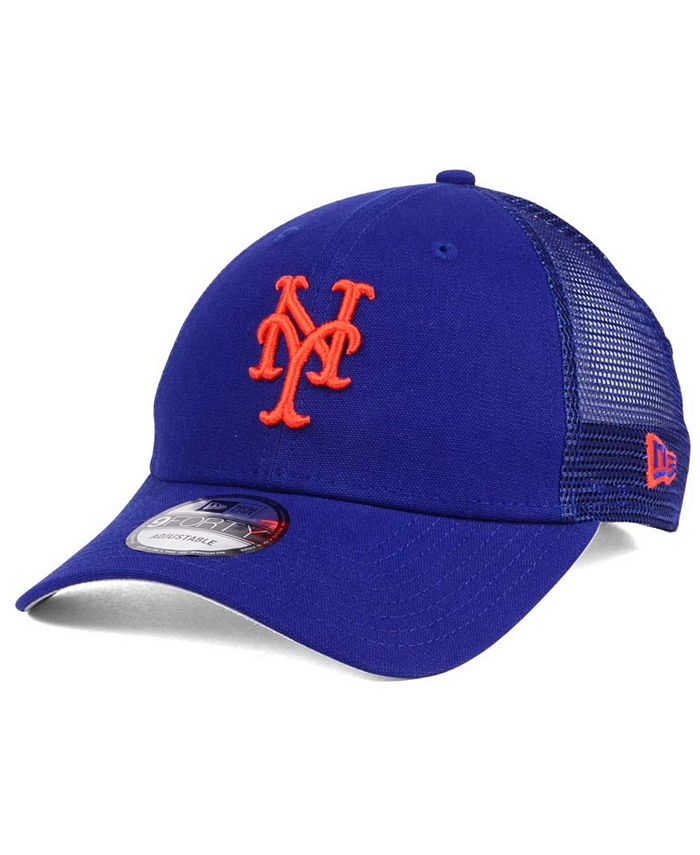 New Era New York Mets Team Trucker Patch 9FORTY Snapback Cap - Macy's