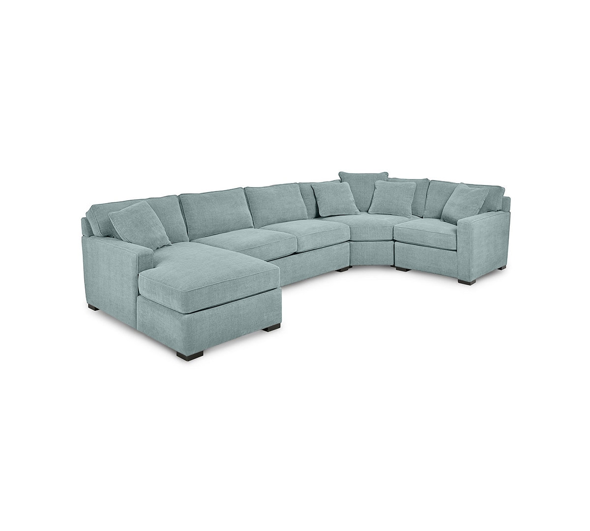 Click here for Radley 4-Pc. Fabric Chaise Sectional Sofa with Wed... prices