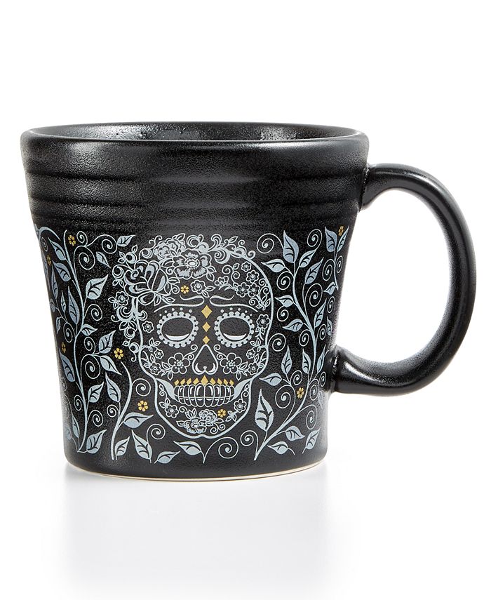 Fiesta Skull and Vine Tapered Mug - Macy's