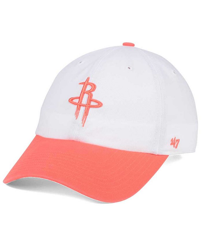 '47 Brand Houston Rockets Pastel Rush CLEAN UP Cap - Macy's