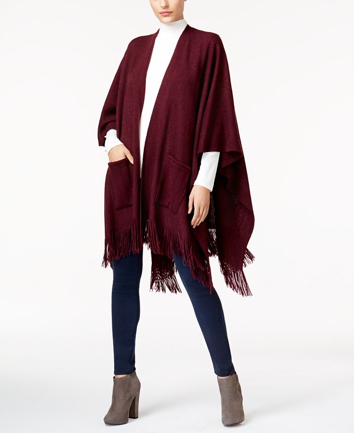 Cejon Fringe Cape - Macy's