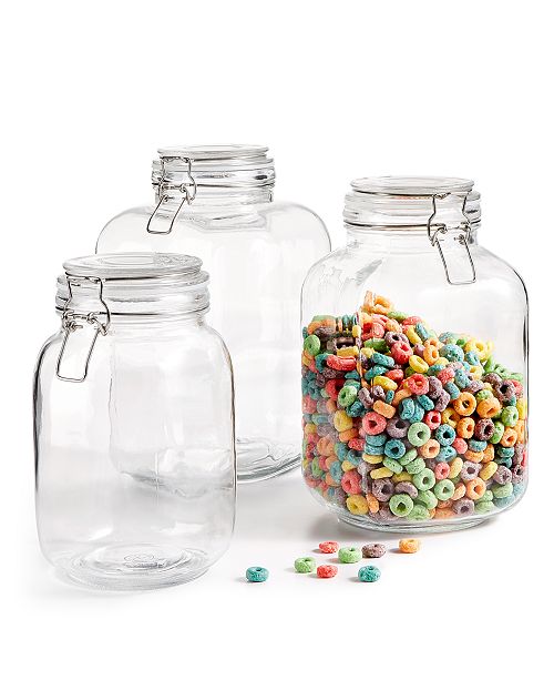 Martha Stewart Collection 142-Oz. Hemetic Canister, Created for Macy's ...