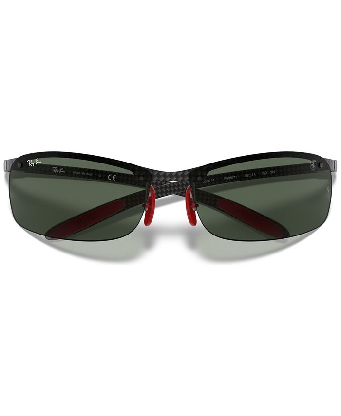 Ray-Ban Men's Sunglasses, RB8305M Scuderia Ferrari Collection 65 - Macy's
