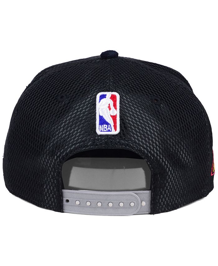 New Era Miami Heat On-Court Collection Draft 9FIFTY Snapback Cap - Macy's