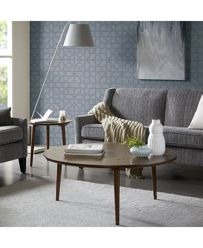 Furniture Mid Mod Round End Table, Quick Ship - Macy's