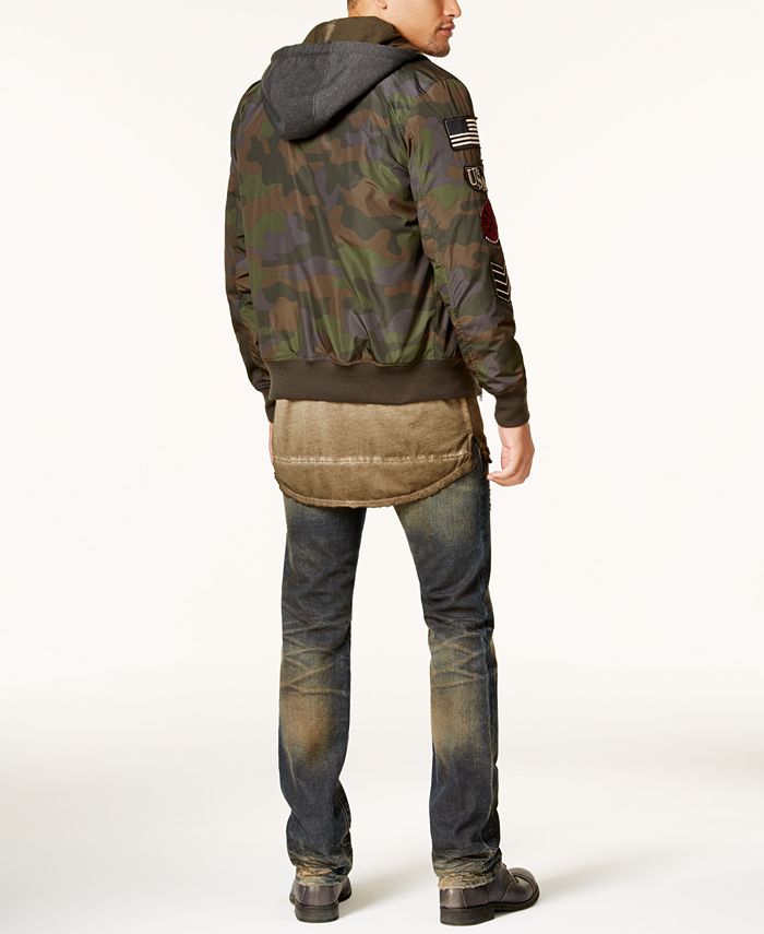 American Rag Men's Camo Bomber Jacket, Created for Macy's - Macy's