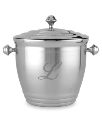 Lenox Tuscany Monogram Ice Bucket, Script Letters - Macy's