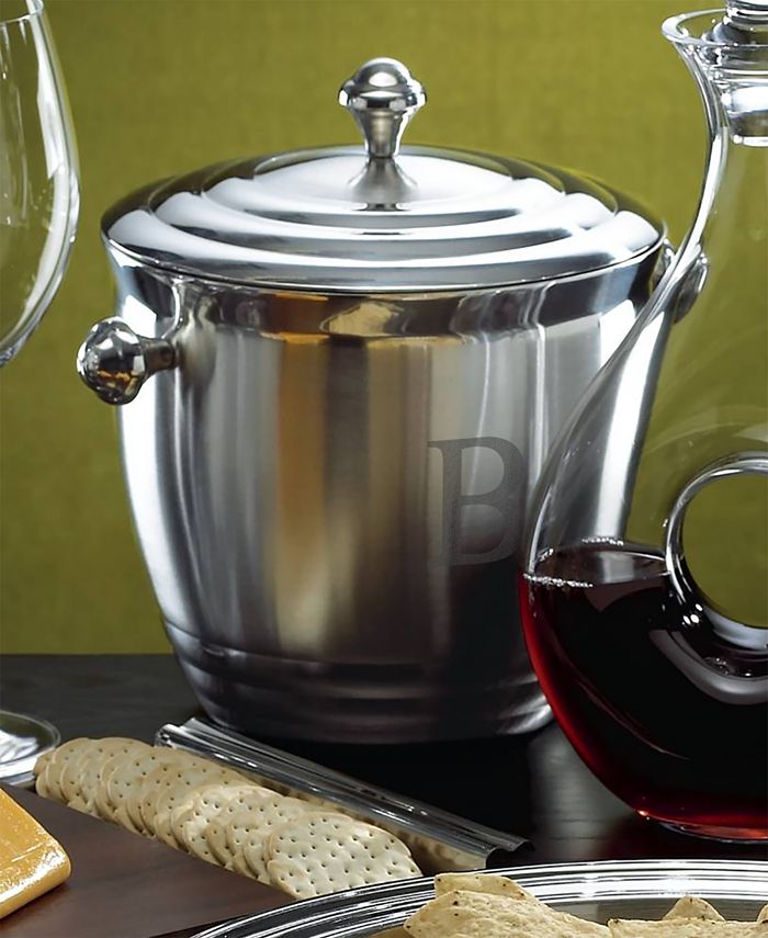 Lenox Tuscany Monogram Ice Bucket, Block Letters - Macy's