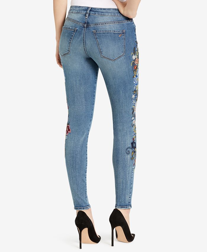 WILLIAM RAST Embroidered Perfect Skinny Jeans - Macy's