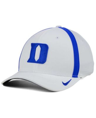 Nike Duke Blue Devils Aerobill Classic Sideline Swoosh Flex Cap - Macy's