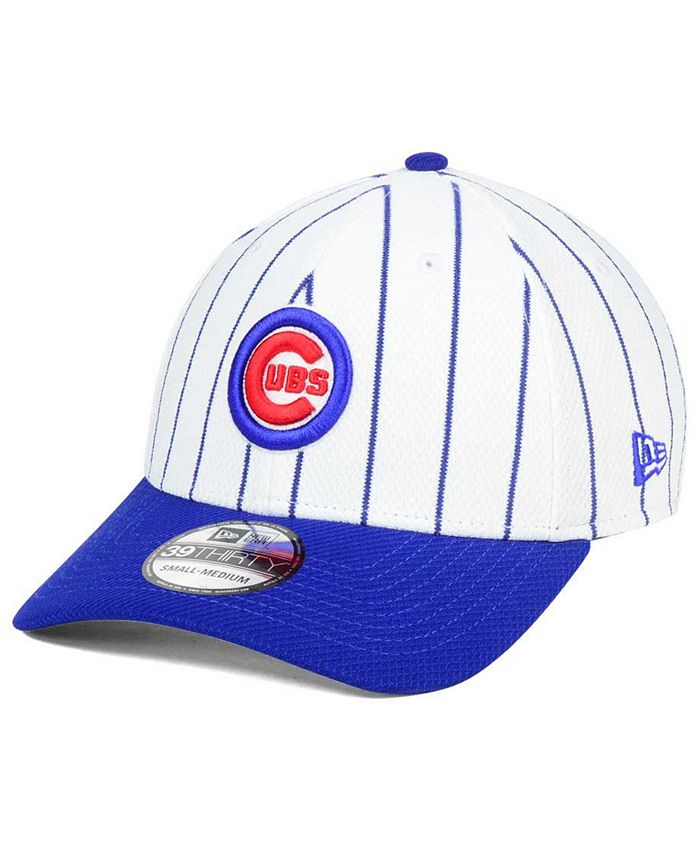 New Era Chicago Cubs World Series Pinstripe 39THIRTY Cap - Macy's