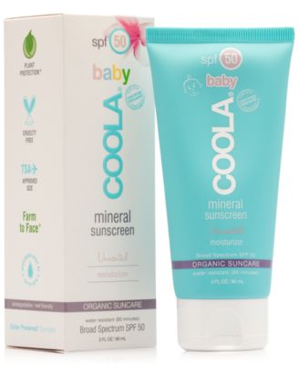 Coola Baby Mineral Sunscreen Unscented Moisturizer SPF 50 - Macy's