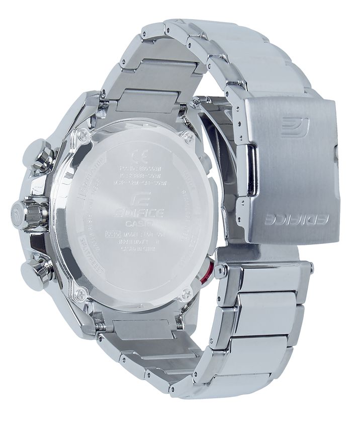 G-Shock Men's Solar Edifice Stainless Steel Bracelet Watch 48mm - Macy's