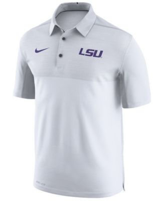 Nike Men's LSU Tigers Elite Coaches Polo - Macy's