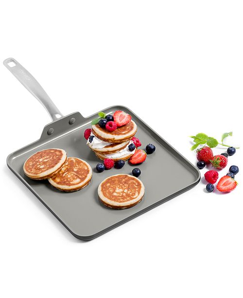 GreenPan Chatham 11" Ceramic Non-Stick Square Griddle & Reviews ...