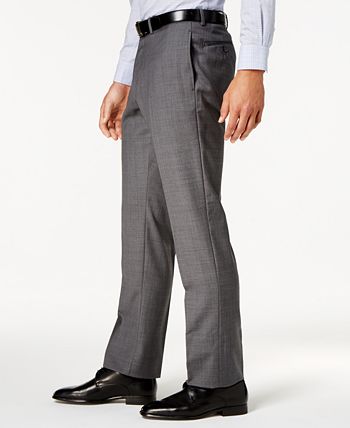 Calvin Klein Men's Extra Slim-Fit Gray Sharkskin Suit - Macy's