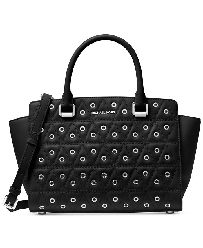 Michael Kors Selma Medium Top-Zip Satchel - Macy's