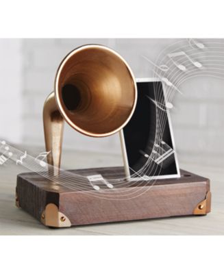Studio Mercantile Wood Smartphone Dock & Amplifier, Created for Macy's ...
