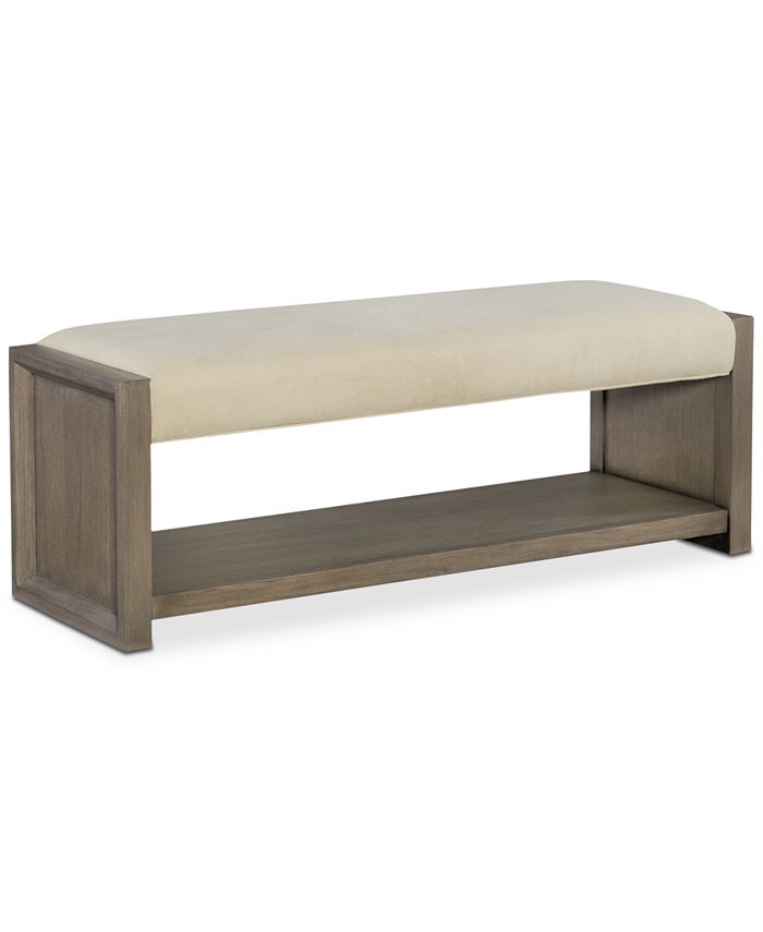 Furniture Rachael Ray Highline Upholstered Bench - Macy's