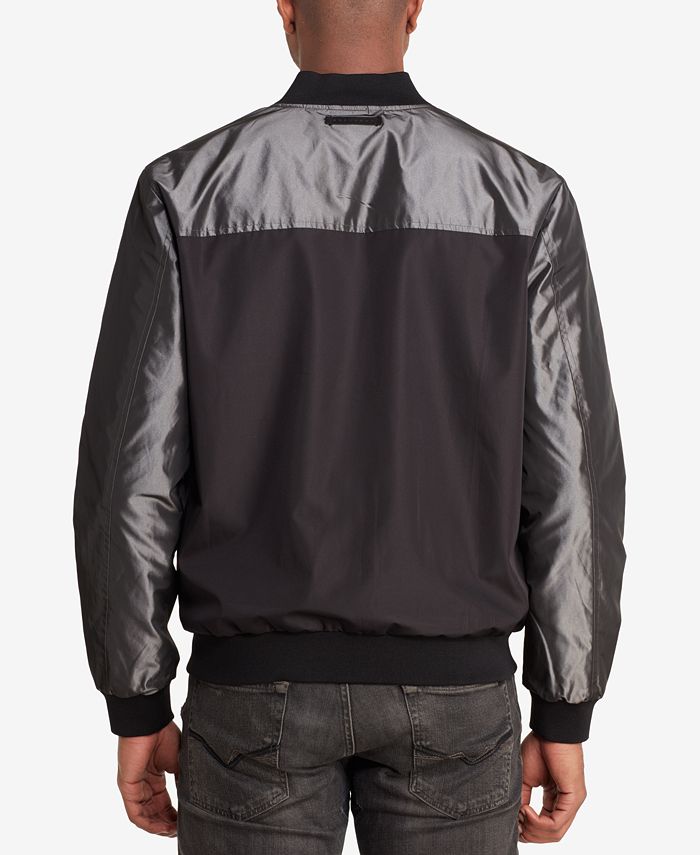 Sean John Men's Lightweight Asymmetrical Bomber Jacket, Created for ...