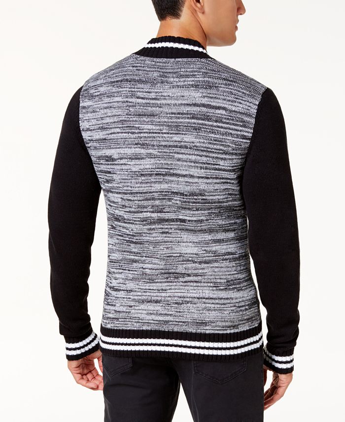 American Rag Men's Full-Zip Varsity Sweater Jacket, Created for Macy's ...