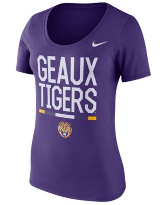 Nike Women's LSU Tigers Local Spirit T-Shirt - Macy's