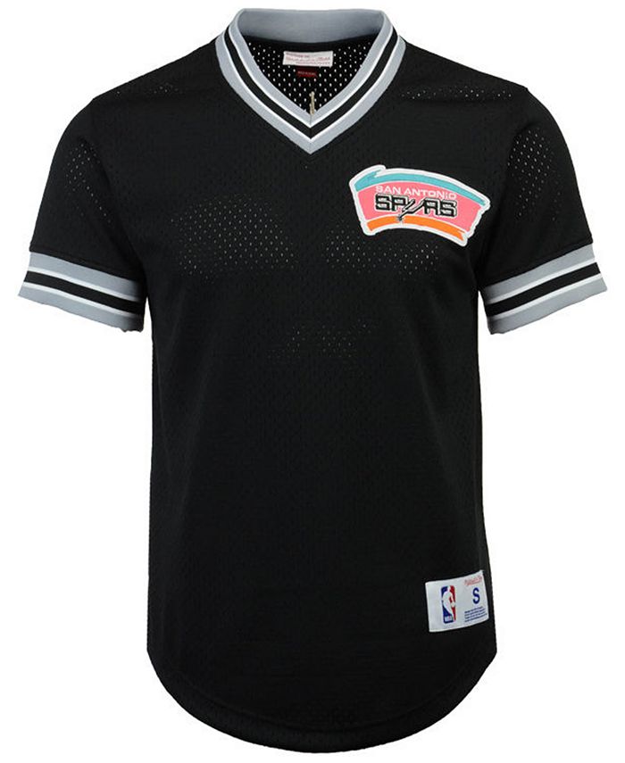 Mitchell Ness Men S San Antonio Spurs V Neck Mesh Jersey Top Macy S