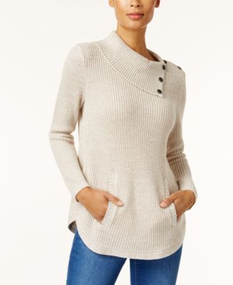 Style & Co Envelope-Neck Sweater, Created for Macy's - Sweaters - Women ...