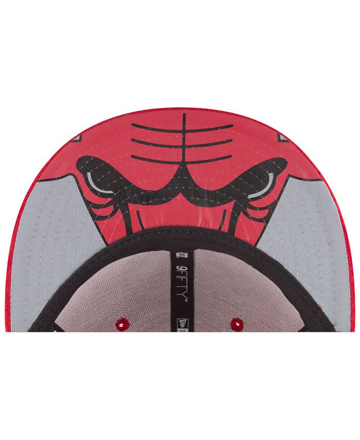 New Era Chicago Bulls On Court Reverse 9FIFTY Snapback Cap - Macy's