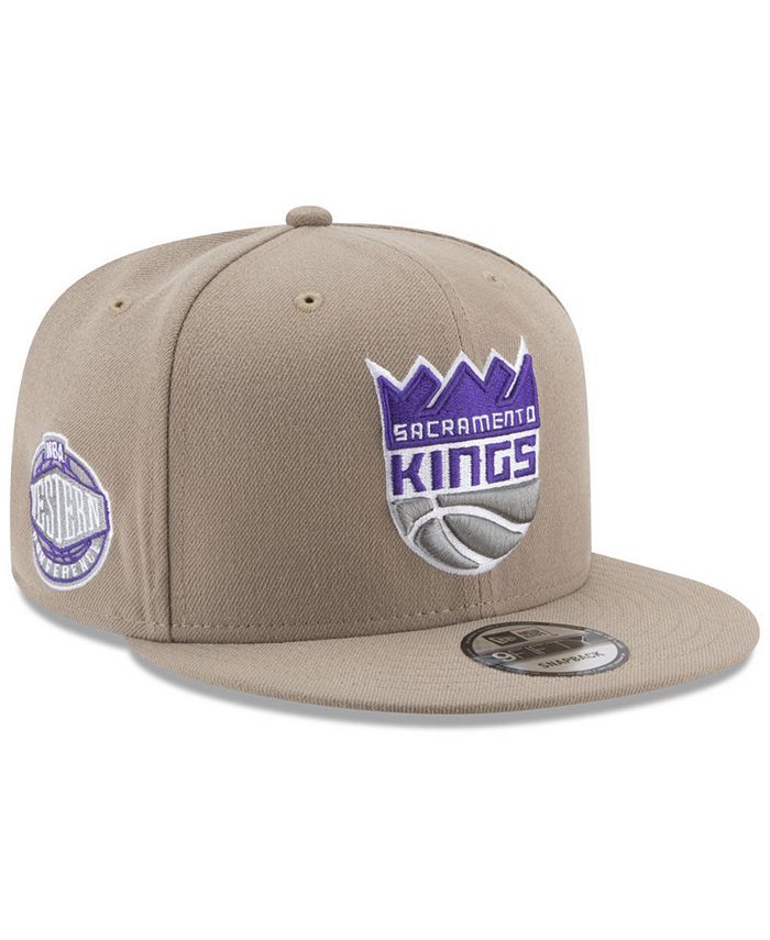 New Era Sacramento Kings Tan Top 9FIFTY Snapback Cap - Macy's