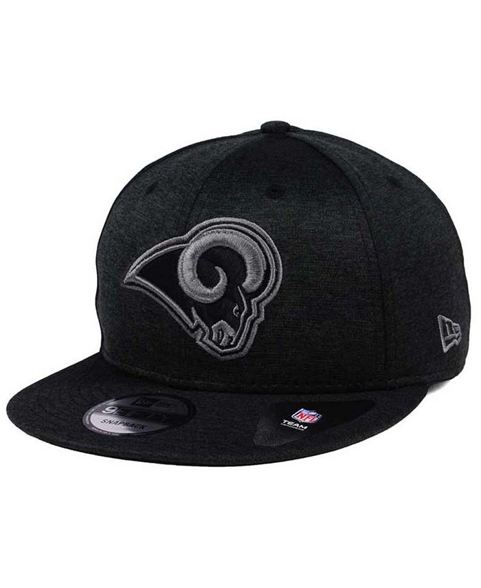 New Era Los Angeles Rams Shadow Black Graph 9FIFTY Snapback Cap - Macy's