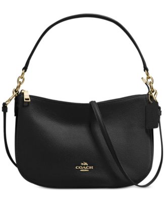 COACH Chelsea Crossbody in Pebble Leather - Handbags & Accessories - Macy's