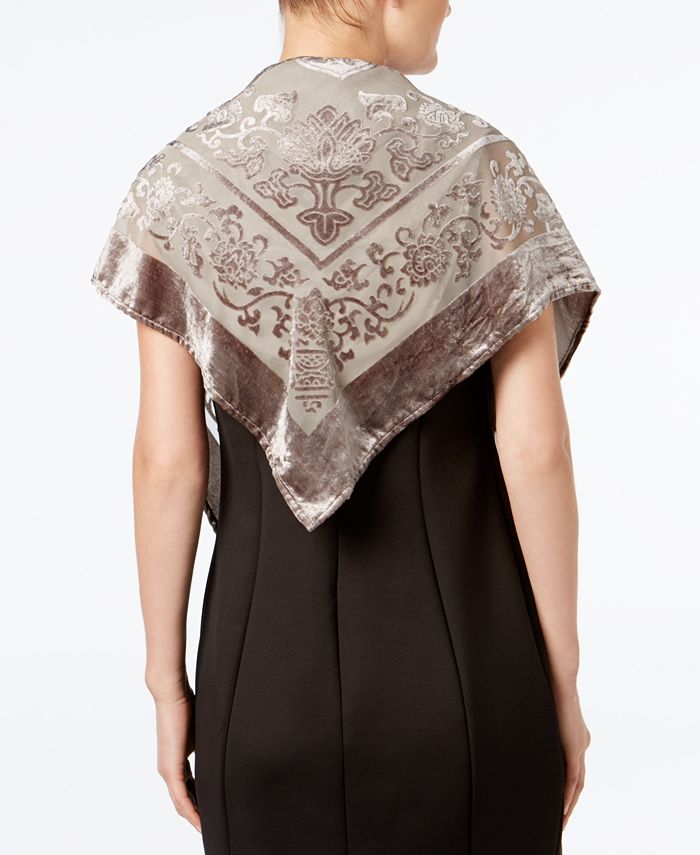 Steve Madden Royal Velvet Square Scarf - Macy's