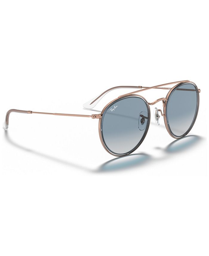 Ray-Ban Sunglasses, RB3647N ROUND DOUBLE BRIDGE - Macy's