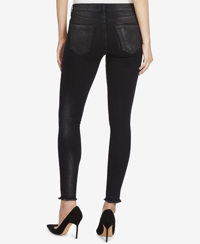WILLIAM RAST Metallic Skinny Jeans - Macy's