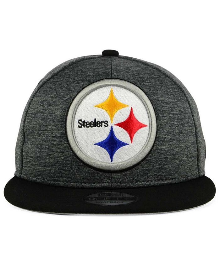 New Era Pittsburgh Steelers Heather Huge 9FIFTY Snapback Cap - Macy's