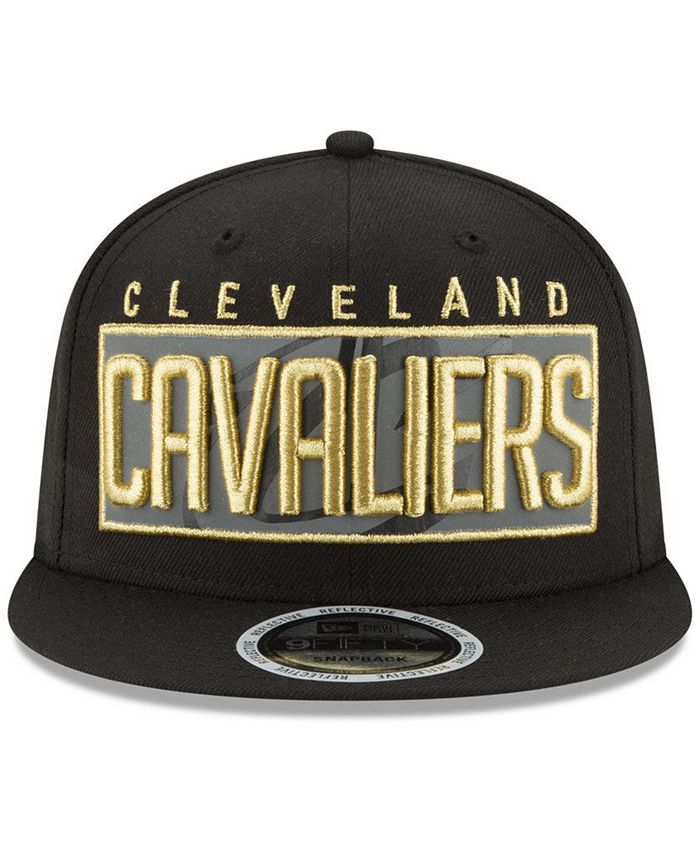 New Era Cleveland Cavaliers Golden Reflective 9FIFTY Snapback Cap - Macy's