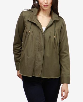Lucky Brand Hooded Utility Jacket - Macy's