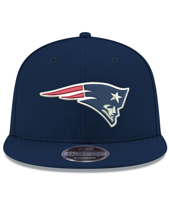 New Era New England Patriots Team Color Basic 9FIFTY Snapback Cap ...