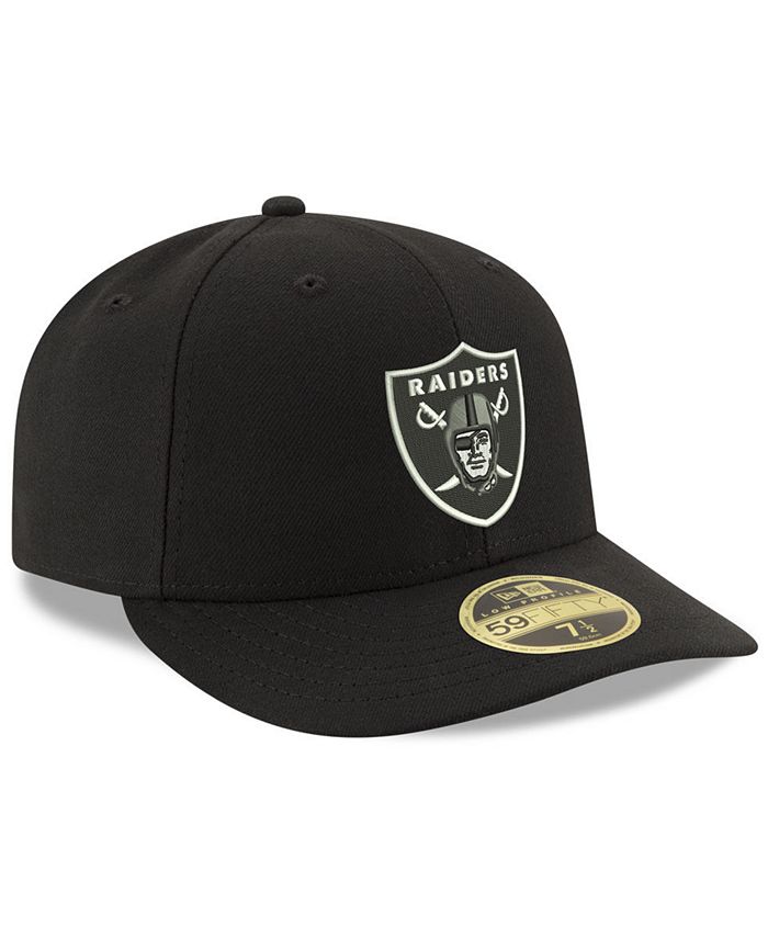 New Era Oakland Raiders Team Basic Low Profile 59FIFTY Fitted Cap - Macy's