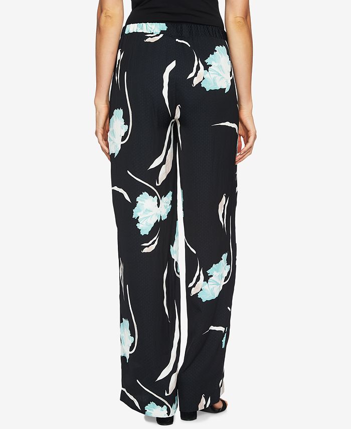 1.STATE Printed Flat-Front Wide-Leg Soft Pants - Macy's