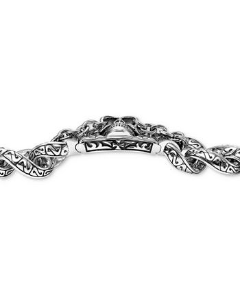 Scott Kay Men's Skull Link Bracelet in Sterling Silver - Macy's