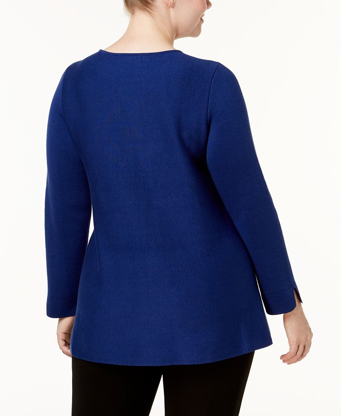 Alfani Plus Size Tunic Sweater, Created for Macy's - Macy's