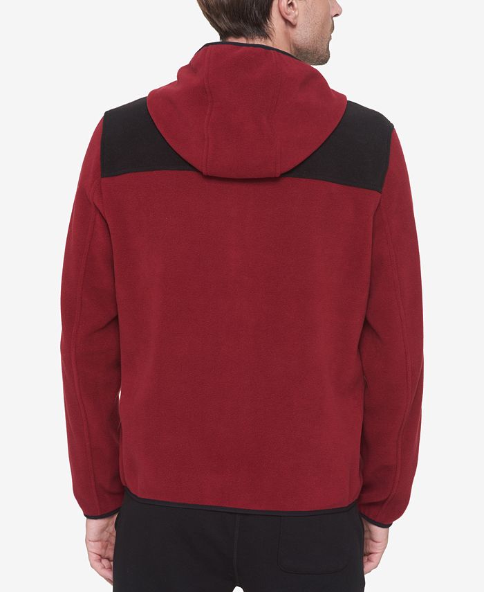 Tommy Hilfiger Colorblocked Fleece Jacket - Macy's