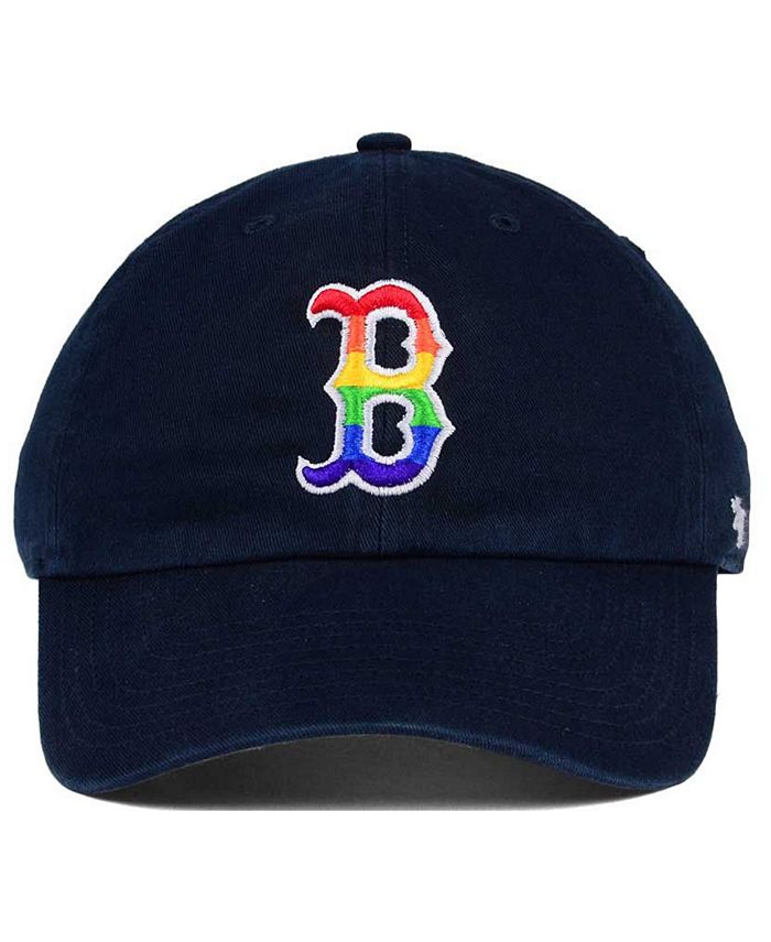 '47 Brand Boston Red Sox Pride CLEAN UP Cap - Macy's
