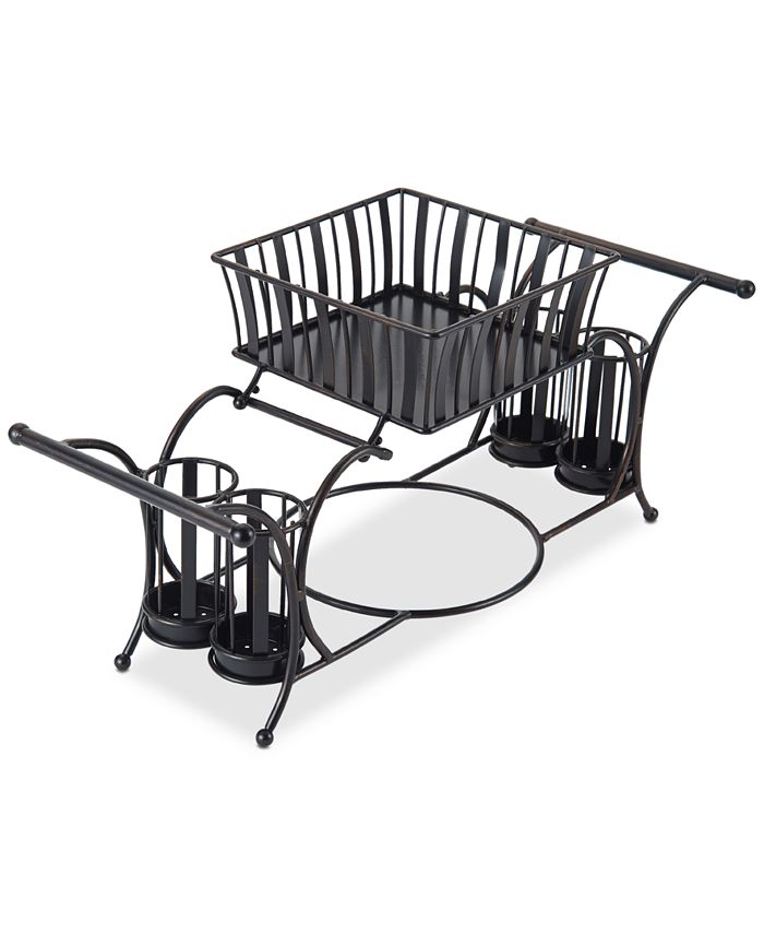 Mikasa Gourmet Basics By Band & Stripe Buffet Caddy - Macy's