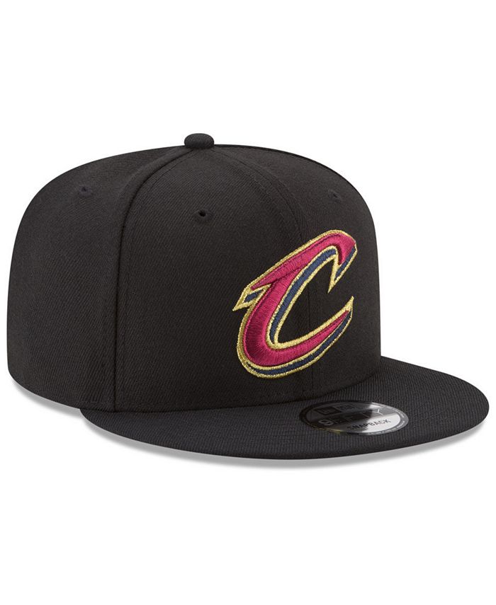 New Era Cleveland Cavaliers Team Metallic 9FIFTY Snapback Cap - Macy's