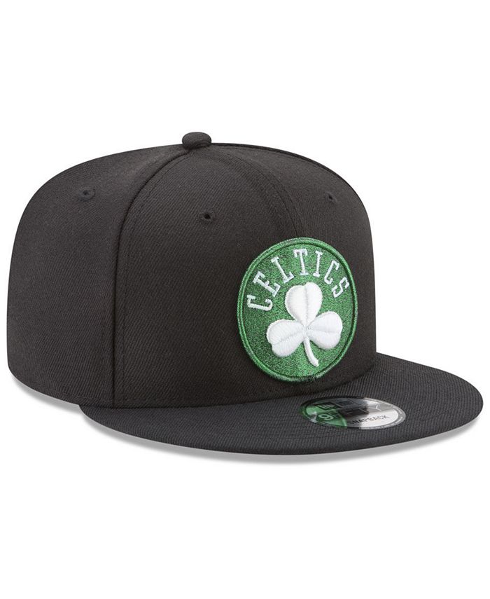 New Era Boston Celtics Team Metallic 9FIFTY Snapback Cap - Macy's